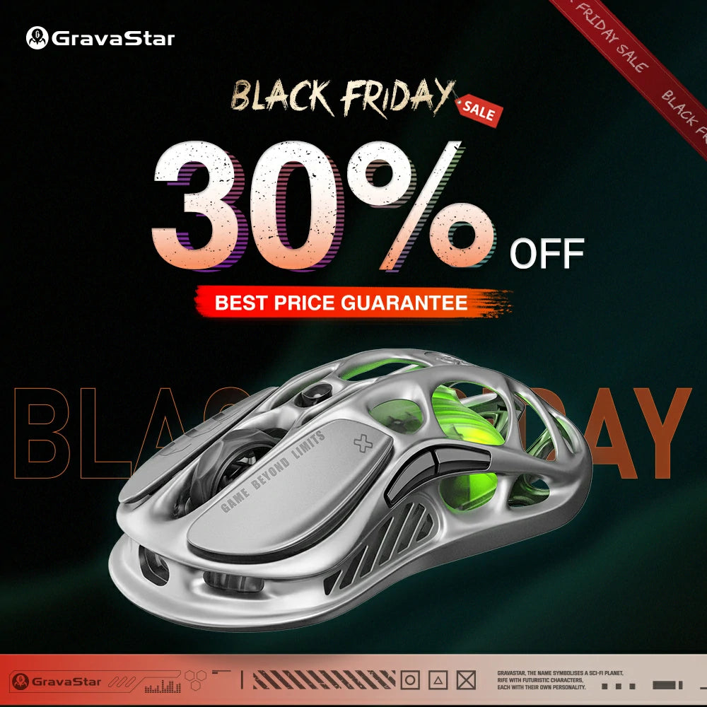 Gaming Mouse Mercury M1 Pro Gunmetal Gray