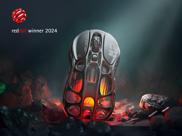 Mercury M2 Wireless Gaming Mouse - Stealth Black｜GravaStar