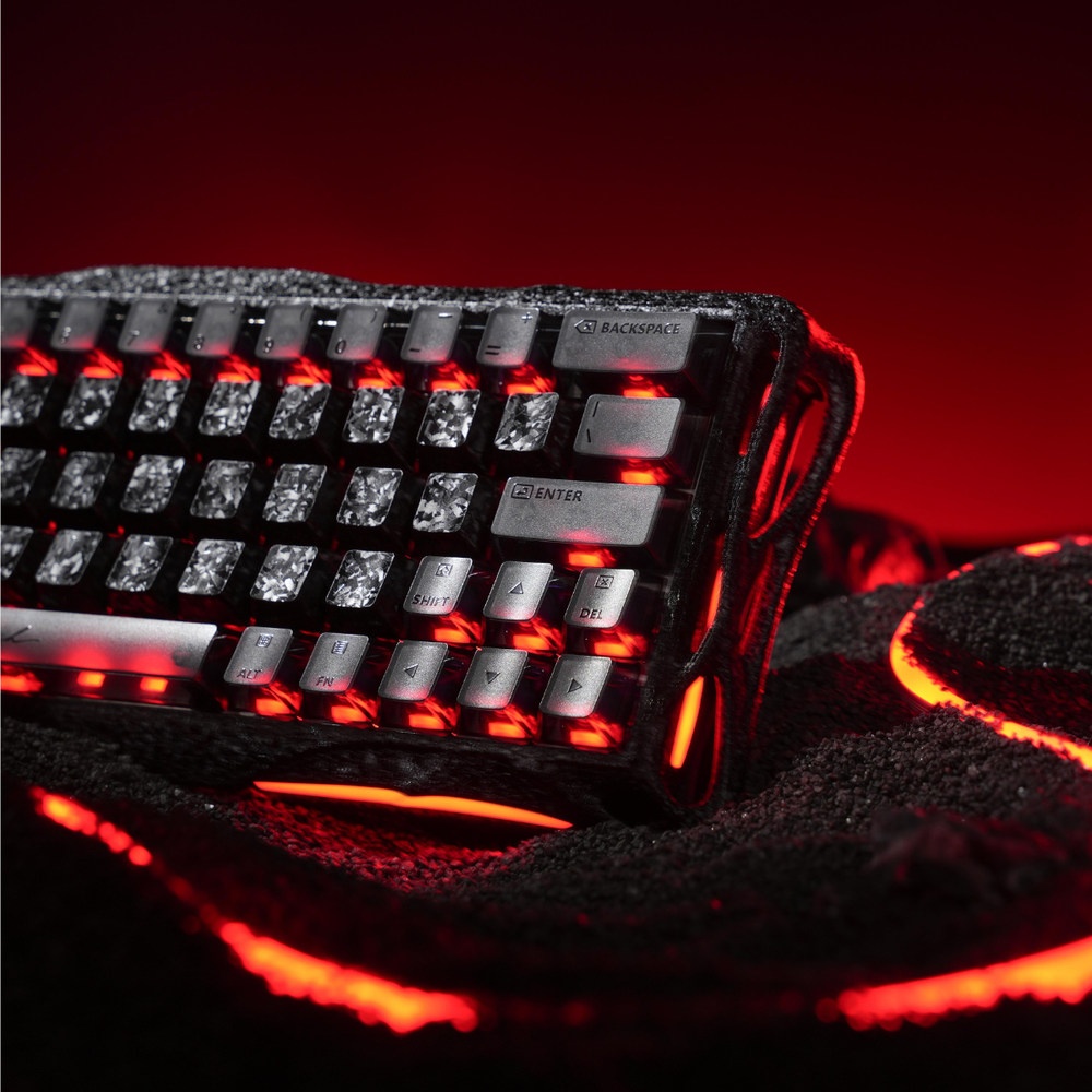 Mercury V60 Pro Cyber Frost Black - 8kHz Aluminum Gaming Keyboard ...