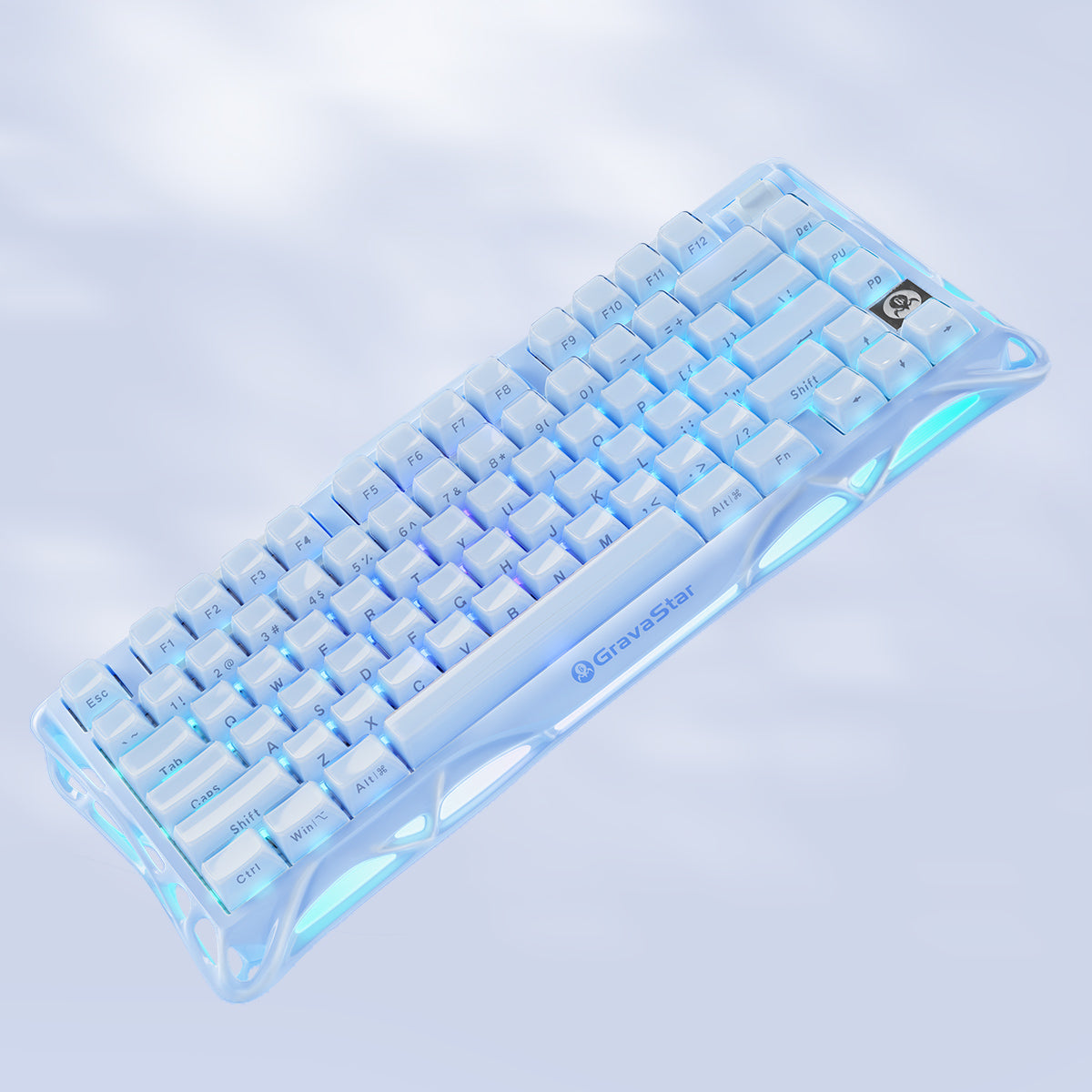 Mercury K1 Gaming Keyboard - Ice Blue Special Edition | 75% Mechanical
