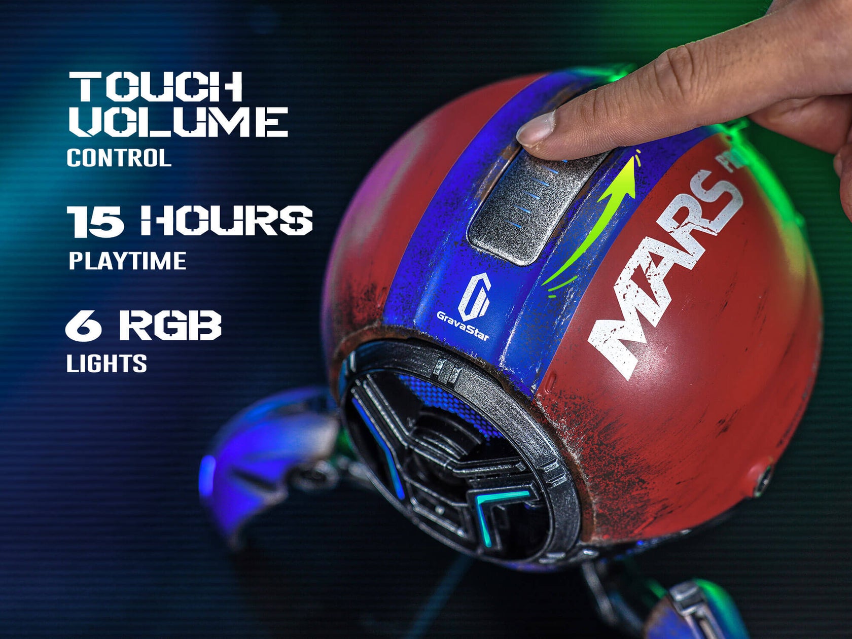 Mars Pro Bluetooth Speaker Limited Edition - Captain | GravaStar